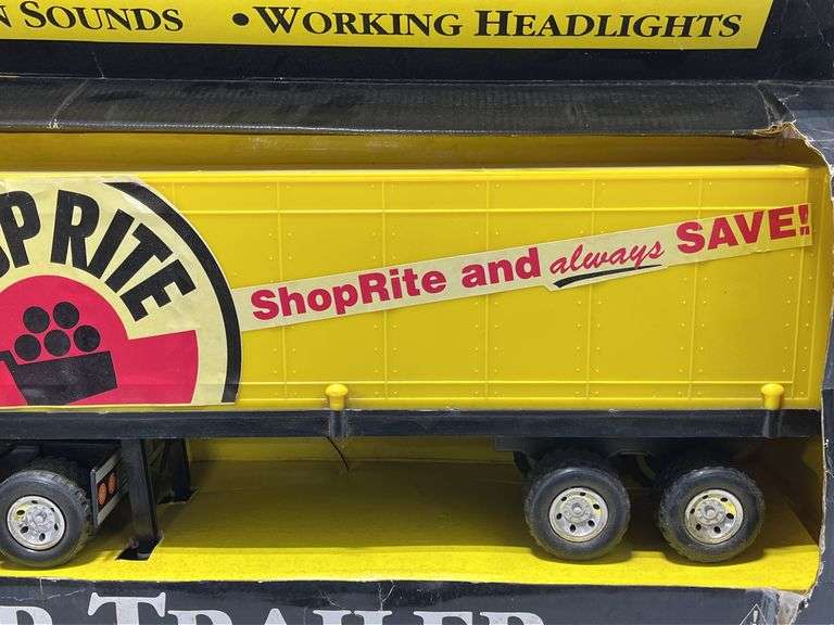 Shoprite semi-truck 18-wheeler tractor trailer, new in a damaged box ...