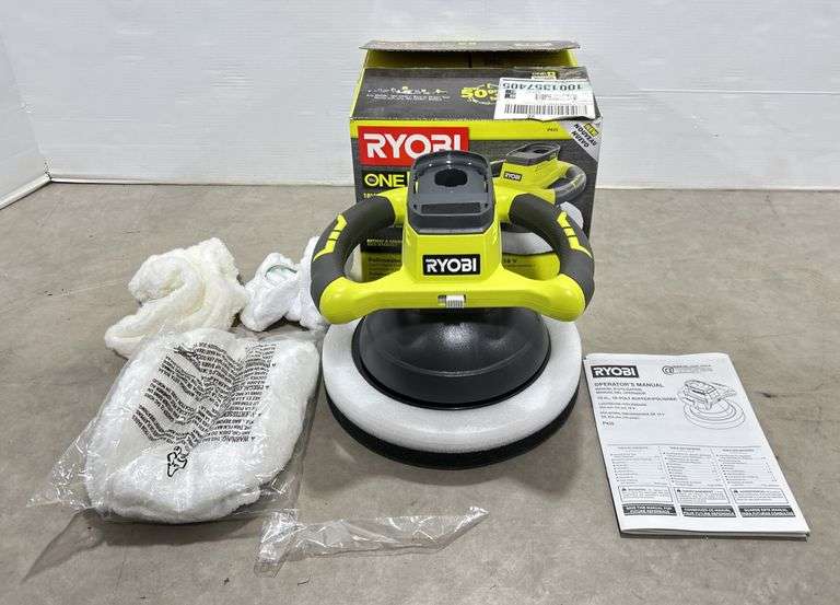 RYOBI One+ 18V 10" orbital buffer tool only, no battery or charger, new ...