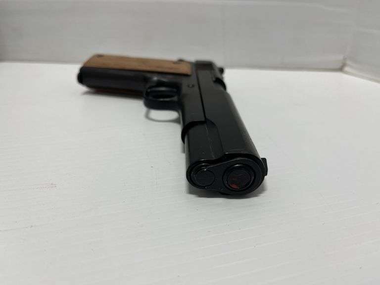 1911 Prop gun, only shoots blanks case- 9 1/2"L - Albrecht Auction Service