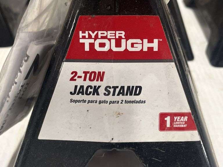 (6) Jackstands, 3-sets, with (4) 2-ton jacks, 2- new, (2) 3-ton jacks ...