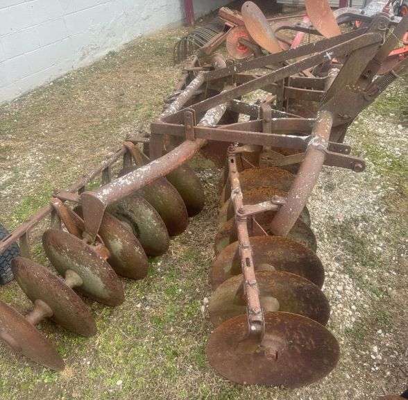 Massey Ferguson 7 1/2" 3-Point Hitch Adjustable Disk, Good Blades, Nice ...