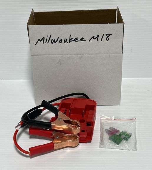 Milwaukee M18 Jump starter adapter, great for jump starting vehicles ...