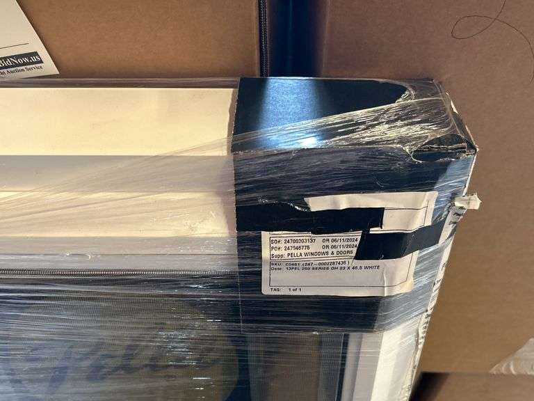 Pella white DH 250 Series, 23" x 46 1/2", brand new - Albrecht Auction ...
