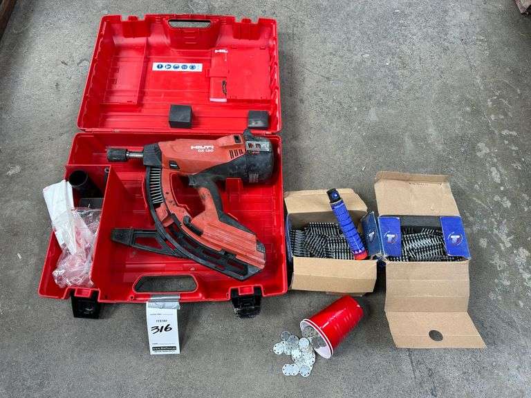 Hilti GX-120 GM40 Gas Actuated Fastening System - Albrecht Auction Service