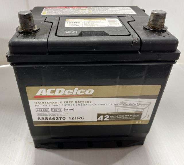 Auto Battery, AC Delco, CCA 600, date 3/2024, guaranteed to be in full ...