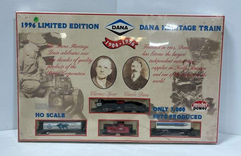1996 Limited Edition Dana Heritage Train, HO Scale, only 3000 produced ...