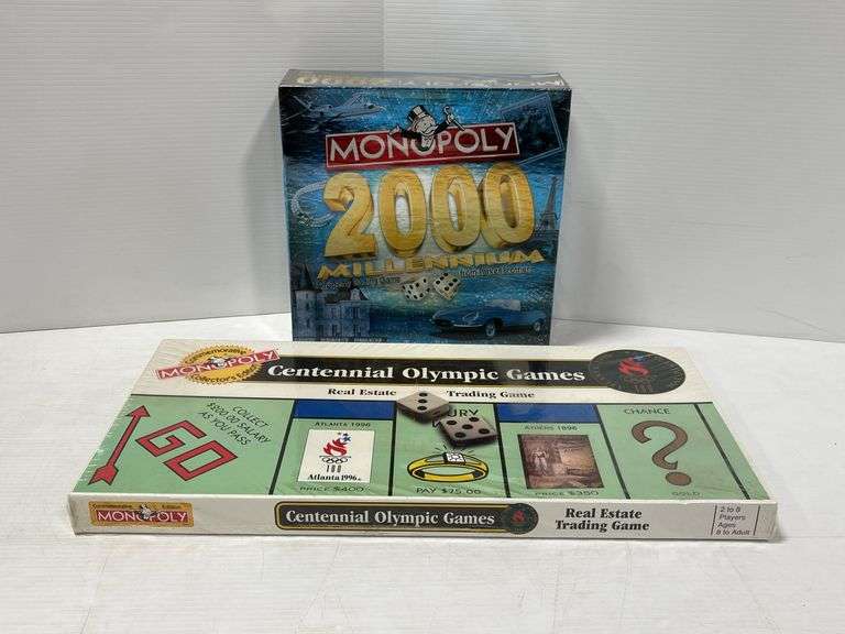 (2) Monopoly games, include: Monopoly: 2000 Millennium, and Monopoly ...