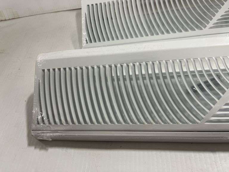 (2) Pieces of 24" corner baseboard return air vent covers - Albrecht ...