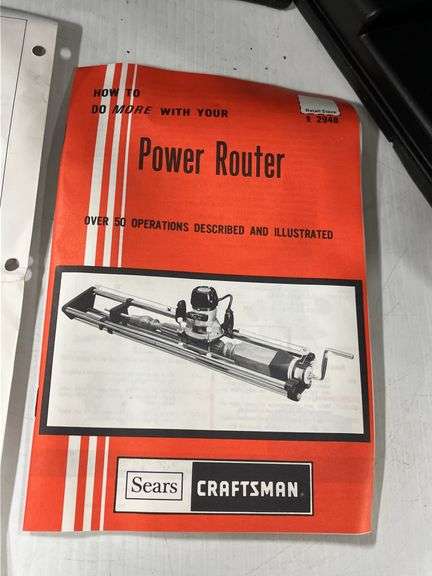 Craftsman router, 315.17480, new - Albrecht Auction Service