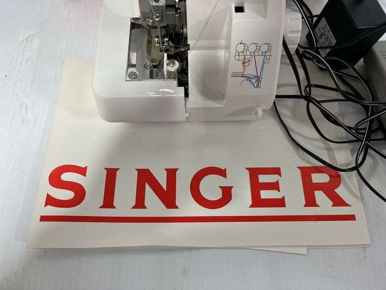 Singer tiny serger overedging machine, 12"W, nice, used - Albrecht ...