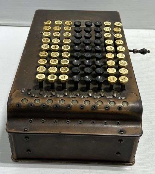 Vintage 1920's antique comptometer adding machine, felt & tarrant, 14 1 ...