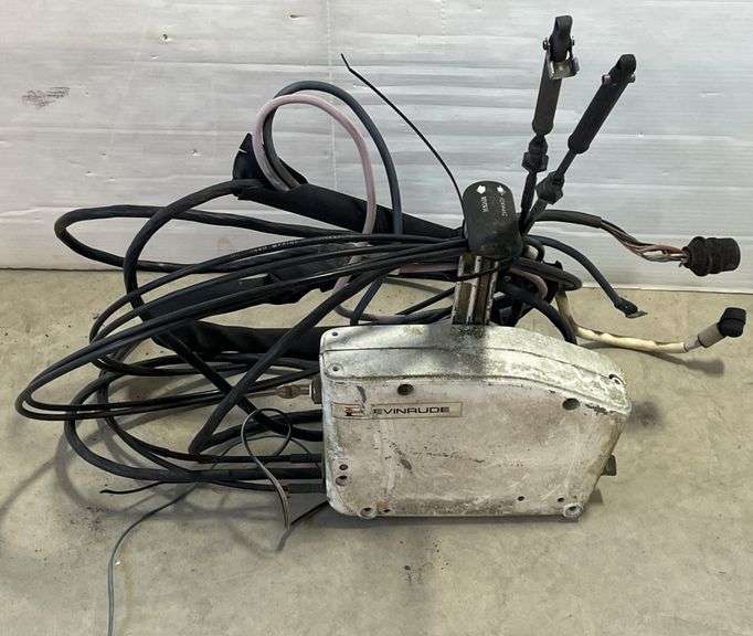 Evinrude/Johnson outboard complete shifter throttle control with ...