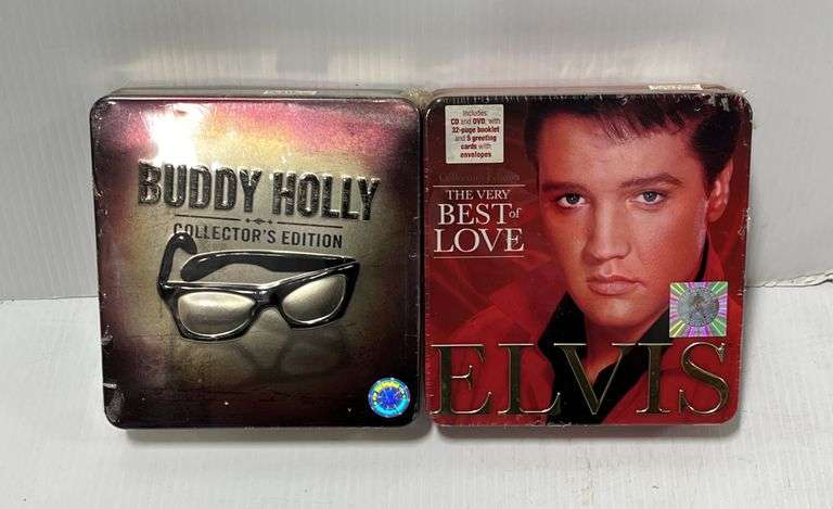Best Love Songs of Elvis and Collection Edition of Buddy Holly CDs, new ...