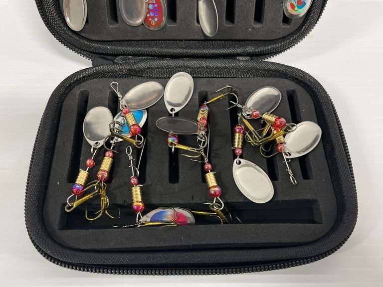 16-Piece metal spoon spinner fishing lures, spoon bait, crankbait ...