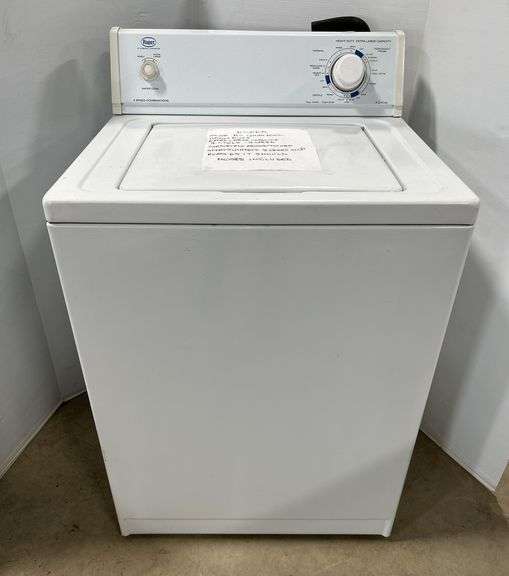 Roper washer, made by Whirlpool, heavy duty extra-large capacity, 2 ...