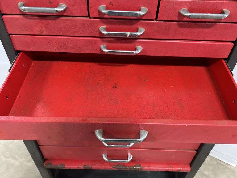 HOMAK tool box, No. 1903, Professional 3-drawer rolling cabinet, with ...