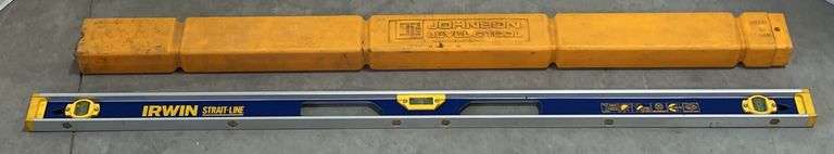 Irwin level, 48"L, great - Albrecht Auction Service
