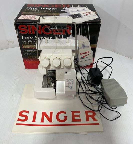 Singer tiny serger overedging machine, 12"W, nice, used - Albrecht ...
