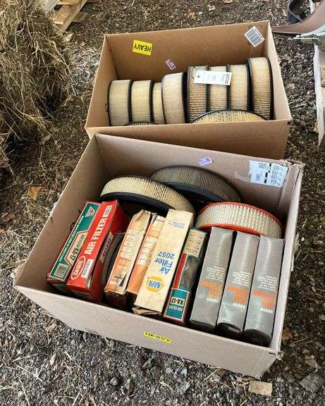 Over (20) Air cleaner filters, for cars and trucks, most for 4 BBL ...