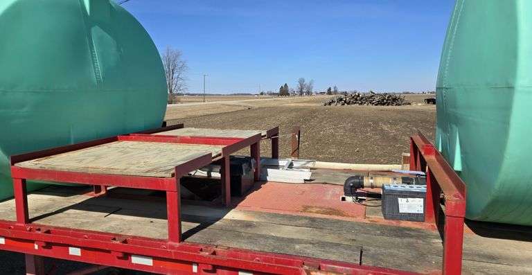 Chemical Tanker Trailer, Dorsey 36' Flatbed with 10' Drop-Deck Platform ...