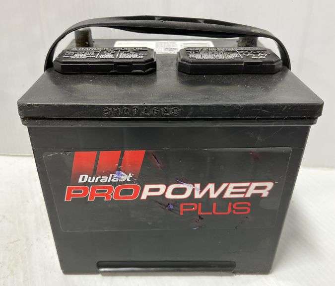 Auto battery, Duralast Pro Power, CCA 525, date 9/23, guaranteed to be ...