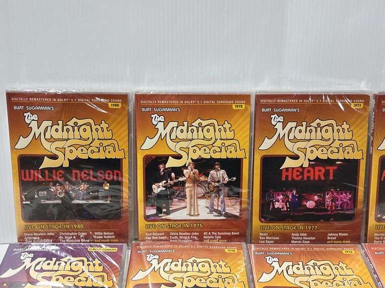 (10) The Midnight Special DVDs, all sealed, new - Albrecht Auction Service