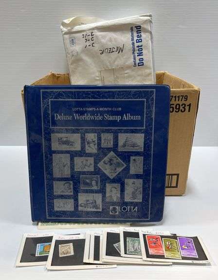 Estate stamp collection, thousands of stamps, unsearched - Albrecht ...