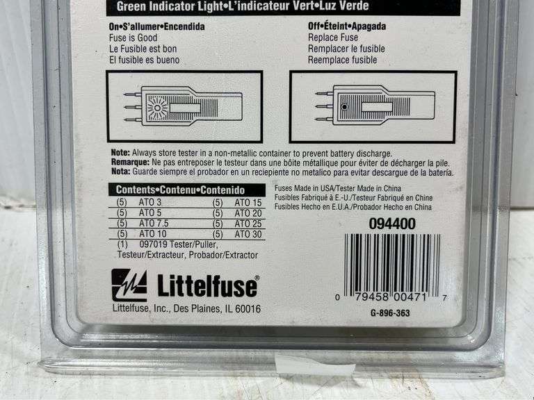 (2) Littelfuse Super Value Pack fuse kit with roadside tester, 40 fuses ...
