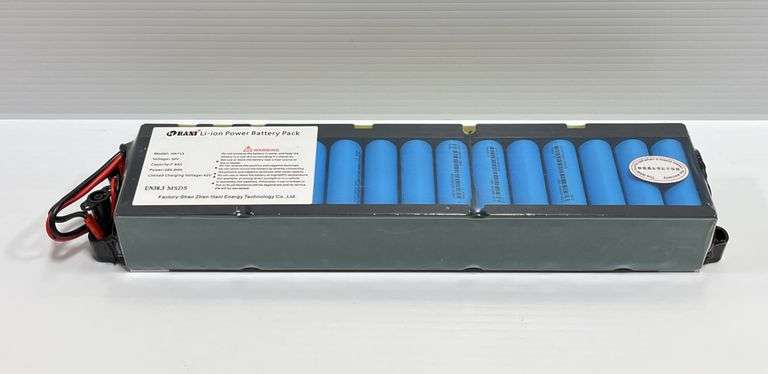 Lithium ion power battery pack, model HA113, 36V, 7.8Ah, power 280.8 WH ...