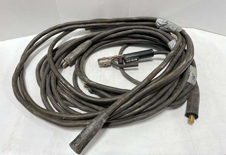Heavy duty welding leads, includes: 13'L with new Tweco Electrode ...