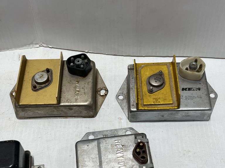 1967 383 Mopar points distributor, starter relay, (3) electronic ...