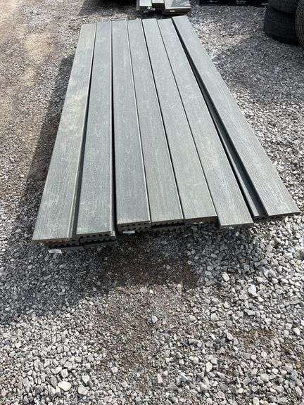 Trex Enhance G2 composite decking, clam shell grey in color, (24) 8 ...