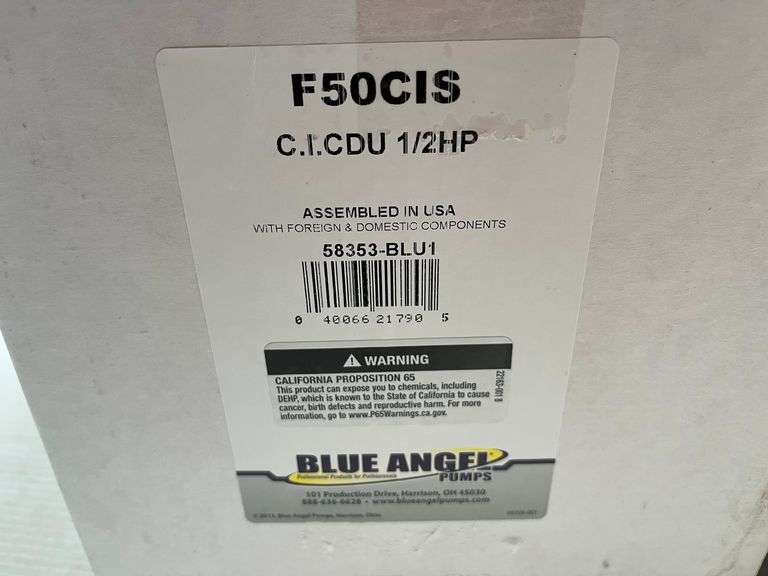 (2)-Wayne/Blue Angel F50CIS Professional Grade All Cast Iron ...