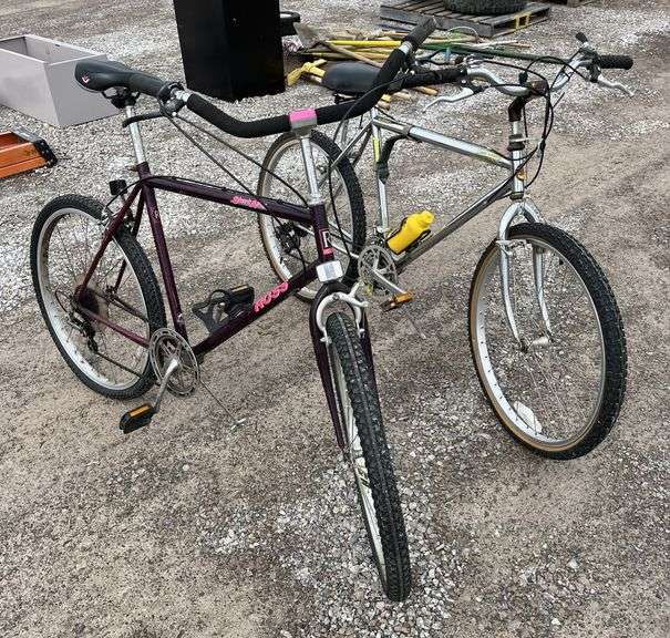 Ladies Ross 25" Bike, and Men's 28" Cross Country 18-speed bike, tires ...