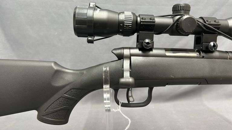 Savage B-Mag, 17 WSM Rifle, with Nikko Stirling 4-12x50 Scope ...