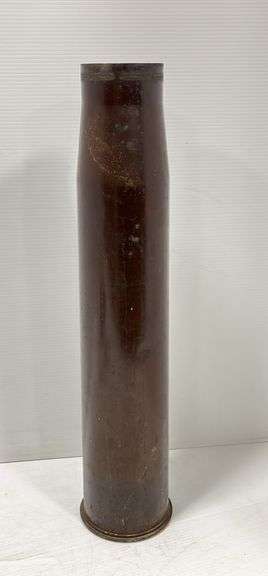 U.S. 90mm M19 Artillery Shell, 24"H, nice - Albrecht Auction Service