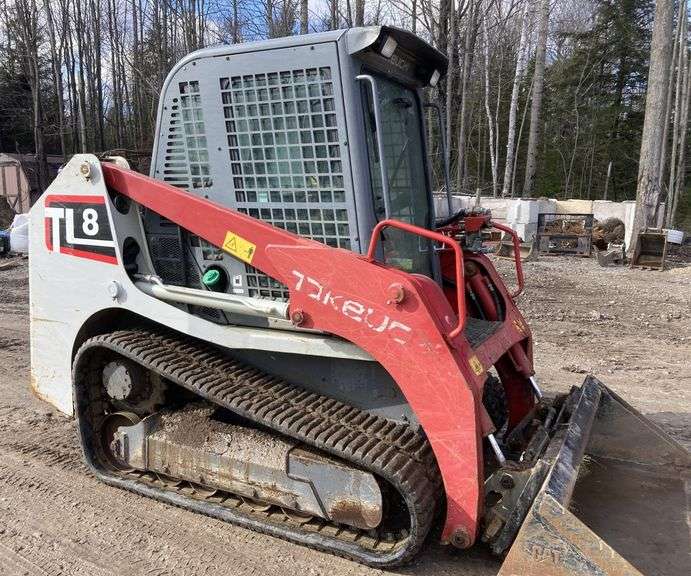 2016 Takeuchi TL8 Track Loader, Kubota Diesel Engine, 2-Speed, Power ...
