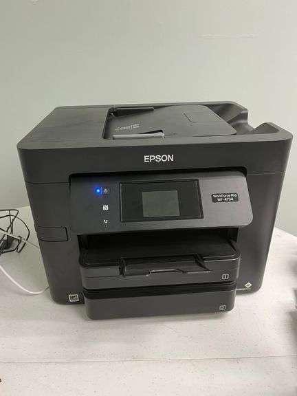 Epson WorkForce Pro WF-4734 Printer/Scanner/Copier - Albrecht Auction ...
