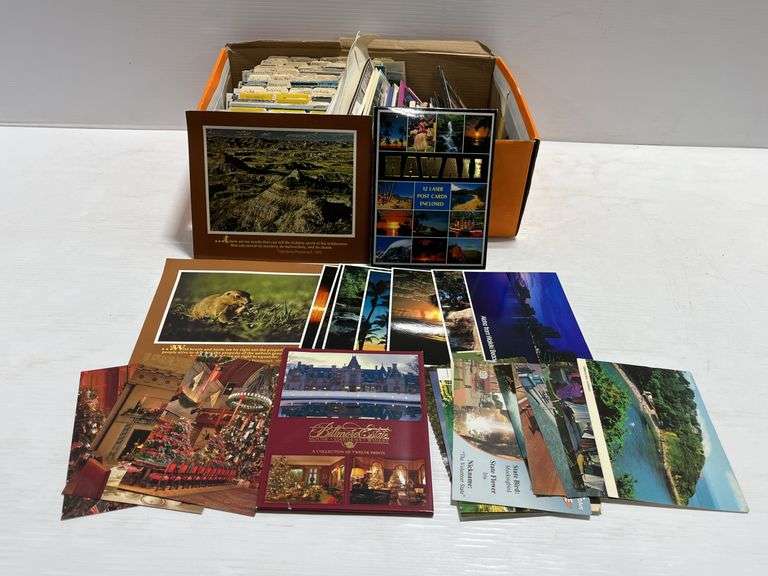 Old postcards from around the world, dates from 1970s through 1990s ...