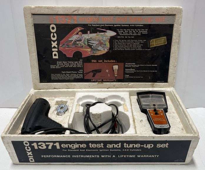 Dixco 1371 engine test and tune-up set - Albrecht Auction Service