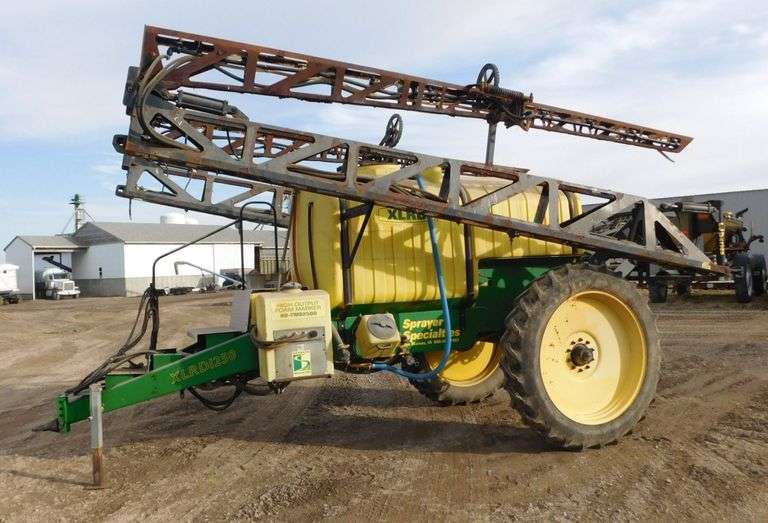 Sprayer Specialties 1250-Gallon Sprayer, 80' Booms, John Deere Rate ...