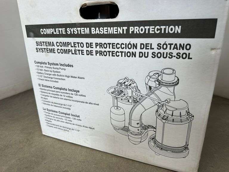 *Wayne/Blue Angel Submersible Sump Pump Backup System (primary pump, 12 ...