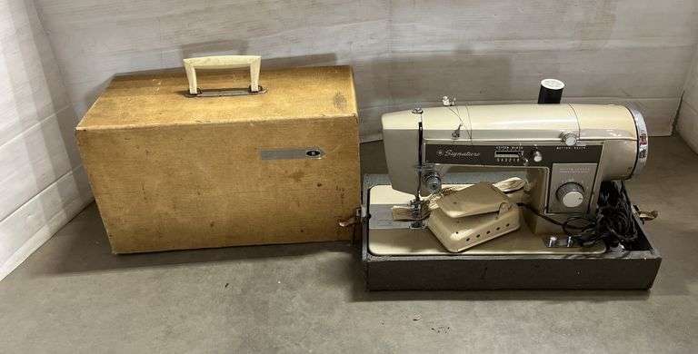 Early 1960s Montgomery Ward signature sewing machine with pedal and ...