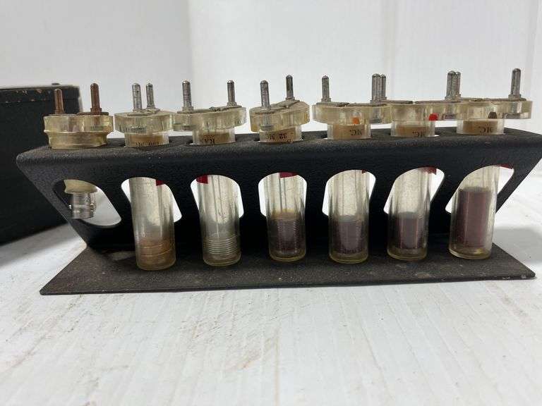 James Millen grid dip meter with (7) coils, type 90651 ham radio, good ...