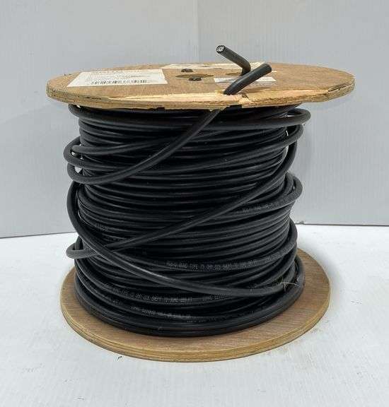Large roll of black Cerro Wire stranded wire, 262-11474J RG6 - Albrecht ...