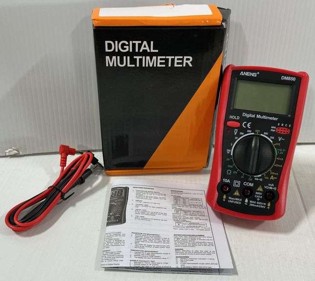 ANENG DM850 automatic digital multimeter, new - Albrecht Auction Service