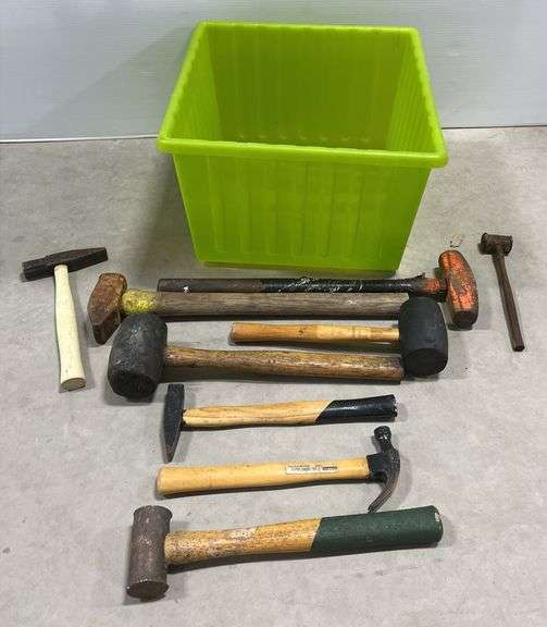 (9) Hammers, up to 20"L - Albrecht Auction Service