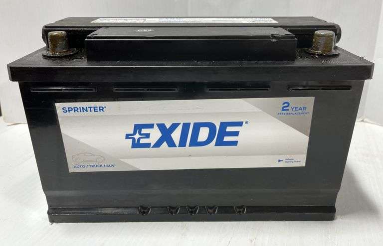 Auto battery, Exide, CCA 750, guaranteed to be in full working ...