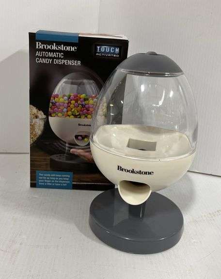 Brookstone automatic candy dispenser, 9 1/8"H, new, opened box ...