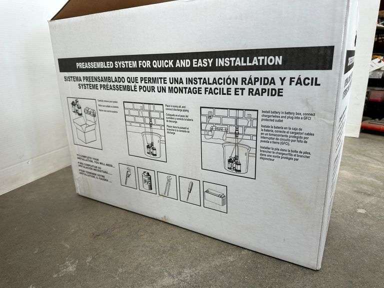 Wayne/Blue Angel Submersible Sump Pump Backup System (primary pump, 12 ...